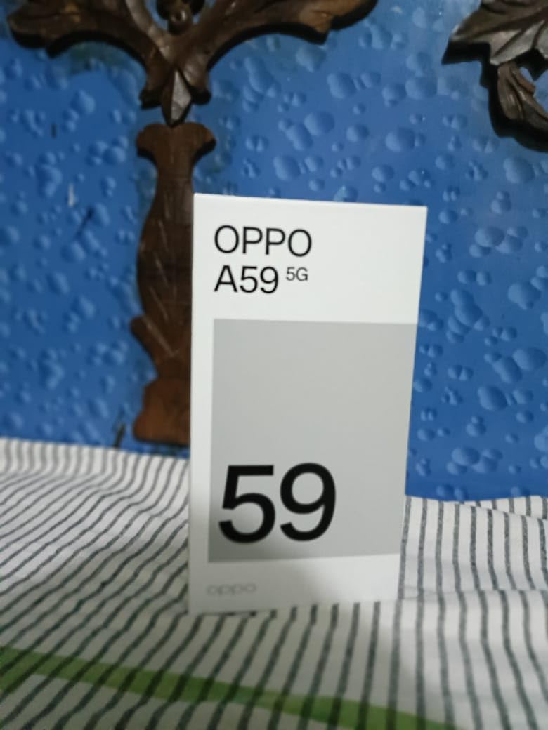 Oppo A59 5G (Silk Gold, 6GB RAM, 128GB Storage) | 5000 mAh Battery with ...