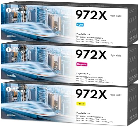 Amazon.com: HP 972X | PageWide Cartridge High Yield | Cyan | Works with ...