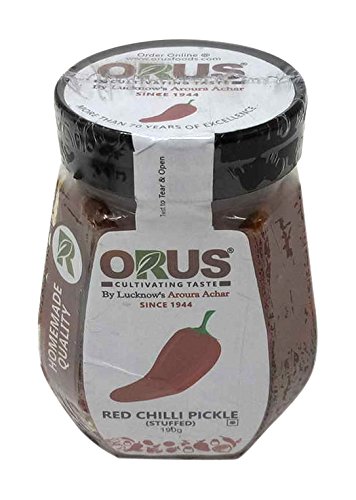Orus Pickle - Red Chilli, 190g Jar : Amazon.in: Grocery & Gourmet Foods