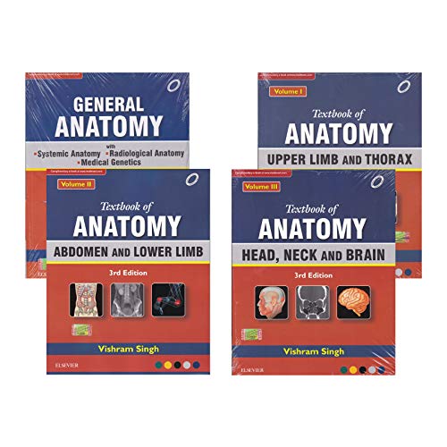 Buy Textbook of Anatomy Upper (Set Of 3 Volumes) With General Anatomy ...