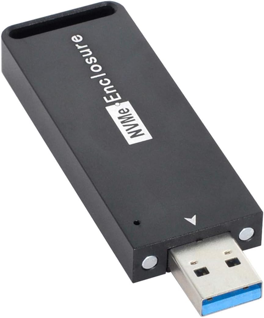 Amazon.com: ElecGear USB Mini Enclosure for 2230/2242 NVMe and SATA M.2 ...
