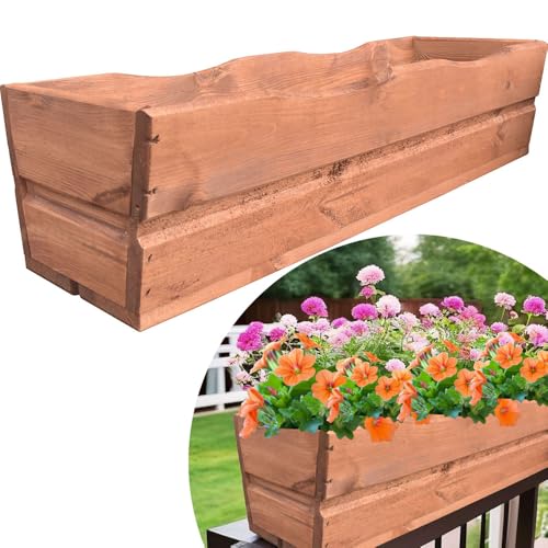 Blumenkasten Fensterbank Holz