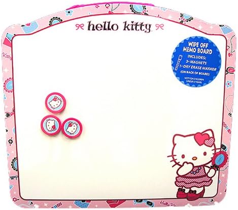 Amazon.com : Hello Kitty Wipe-Off Memo Board : Bulletin Boards : Office ...