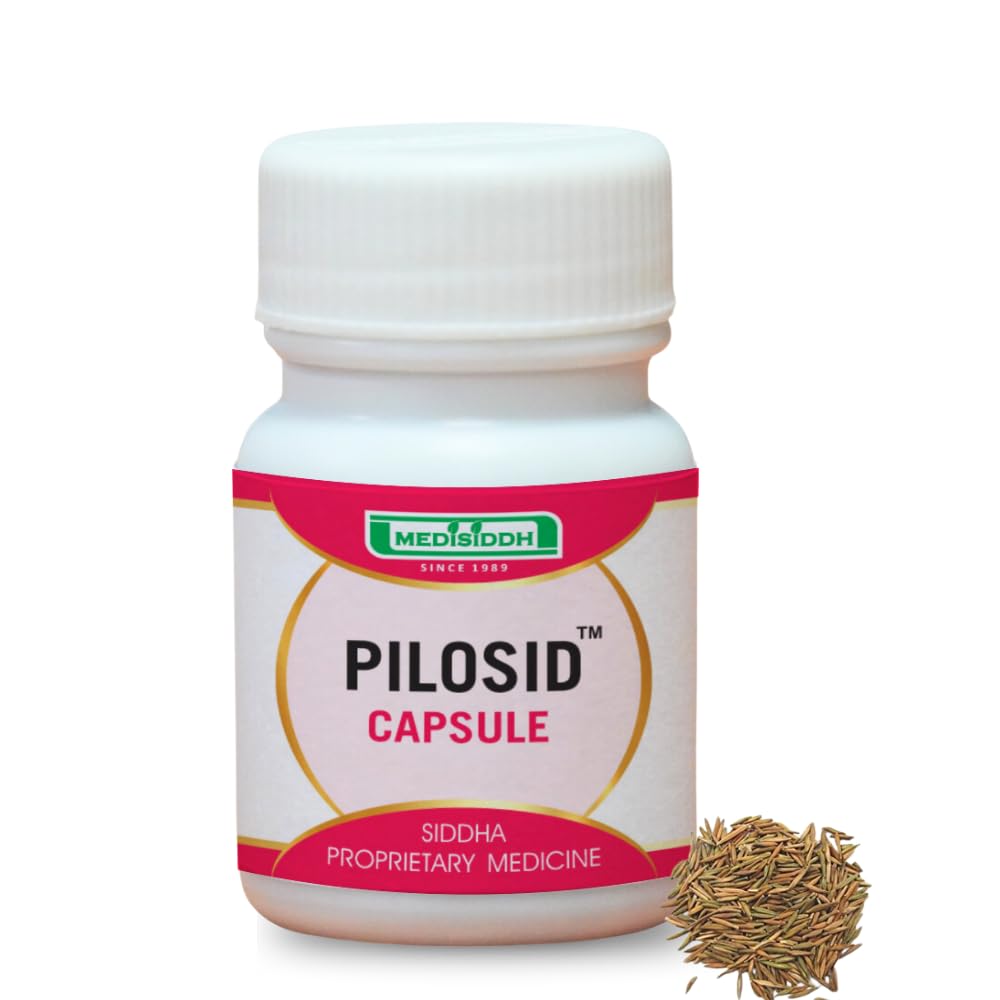 Buy Medisiddh Pilosid Capsule 30 No's, Piles, Fissure, Fistula ...