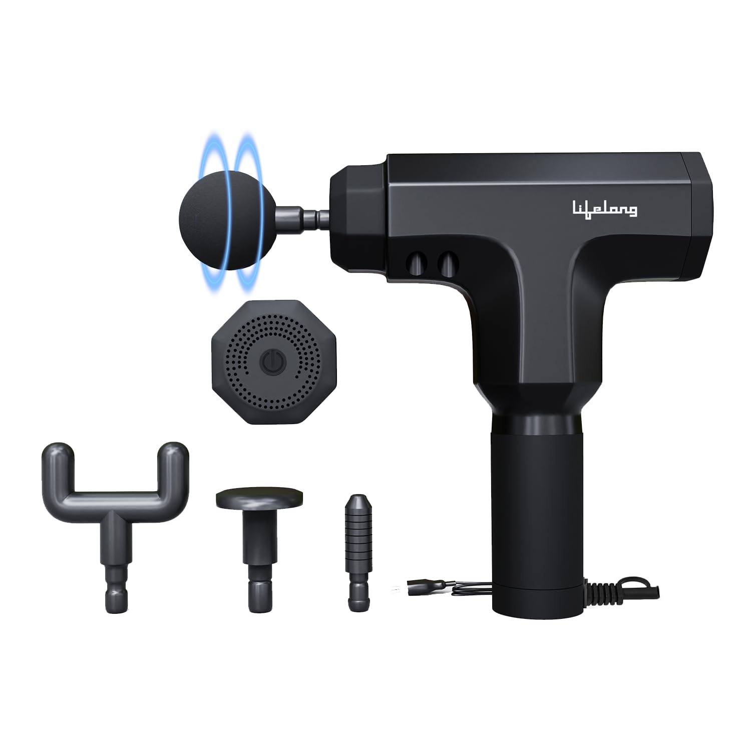 Lifelong Gun Massager for Pain Relief - Massage Gun Machine for Fully ...