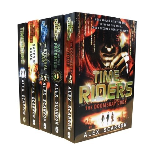 TimeRiders Collection Alex Scarrow 5 Books Set Pack (Time Riders, Gates ...