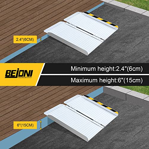 Snapklik.com : 2FT Portable Wheelchair Ramp, Foldable Ramp For 600 Lbs ...