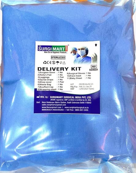 SURGIMART SURGICAL's delivery kit : Amazon.in: Industrial & Scientific