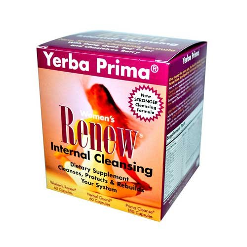 Amazon.com: Yerba Prima Womens Renew Internal Cleansing System - 3 per ...