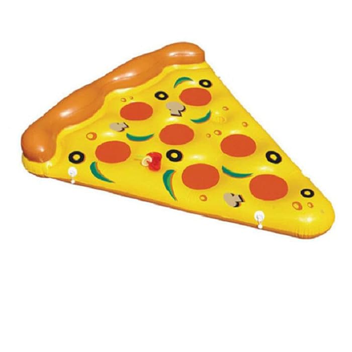 Buy Inflatable Pizza Slice Pool Float Summer Pool PVC Pizza Raft Giant ...