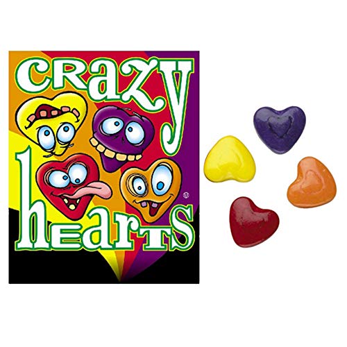 Buy Heart Shaped Pressed Hard Candy - 3 LB Bulk Bag (Crazy Hearts ...