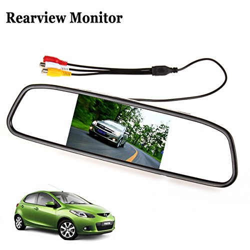 TFT 4.3 inch rear view mirrow, LCD monitor : Amazon.in: Electronics