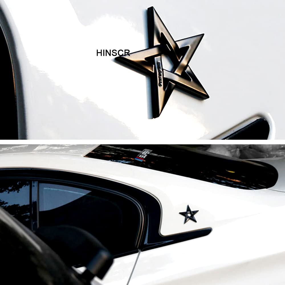 Snapklik.com : HINSCR Star Car Emblem Pentacle Metal Badge Decal ...
