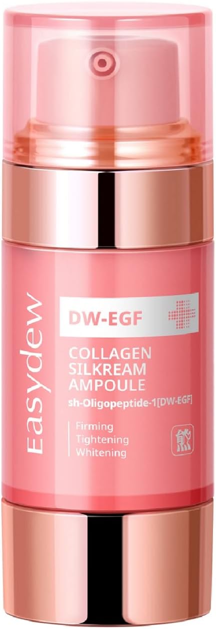Amazon.co.jp: 【公式】EASYDEWイージーデュー DW-EGF コラーゲンシルククリームアンプルセラム 高純度EGF配合 弾力 ツヤ 韓国スキンケア 保湿 : ビューティー