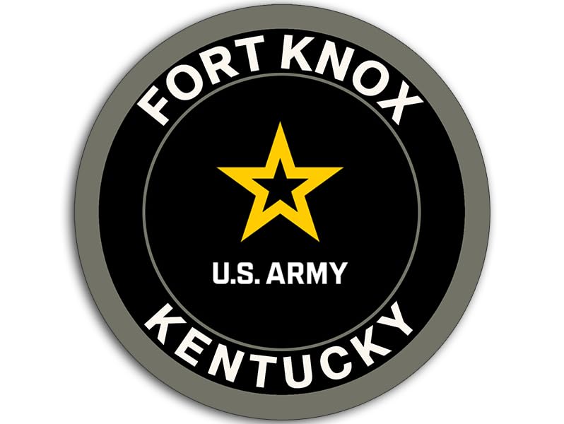 Amazon.com: Round Fort Knox Base Sticker (Kentucky Logo Insignia Vinyl ...