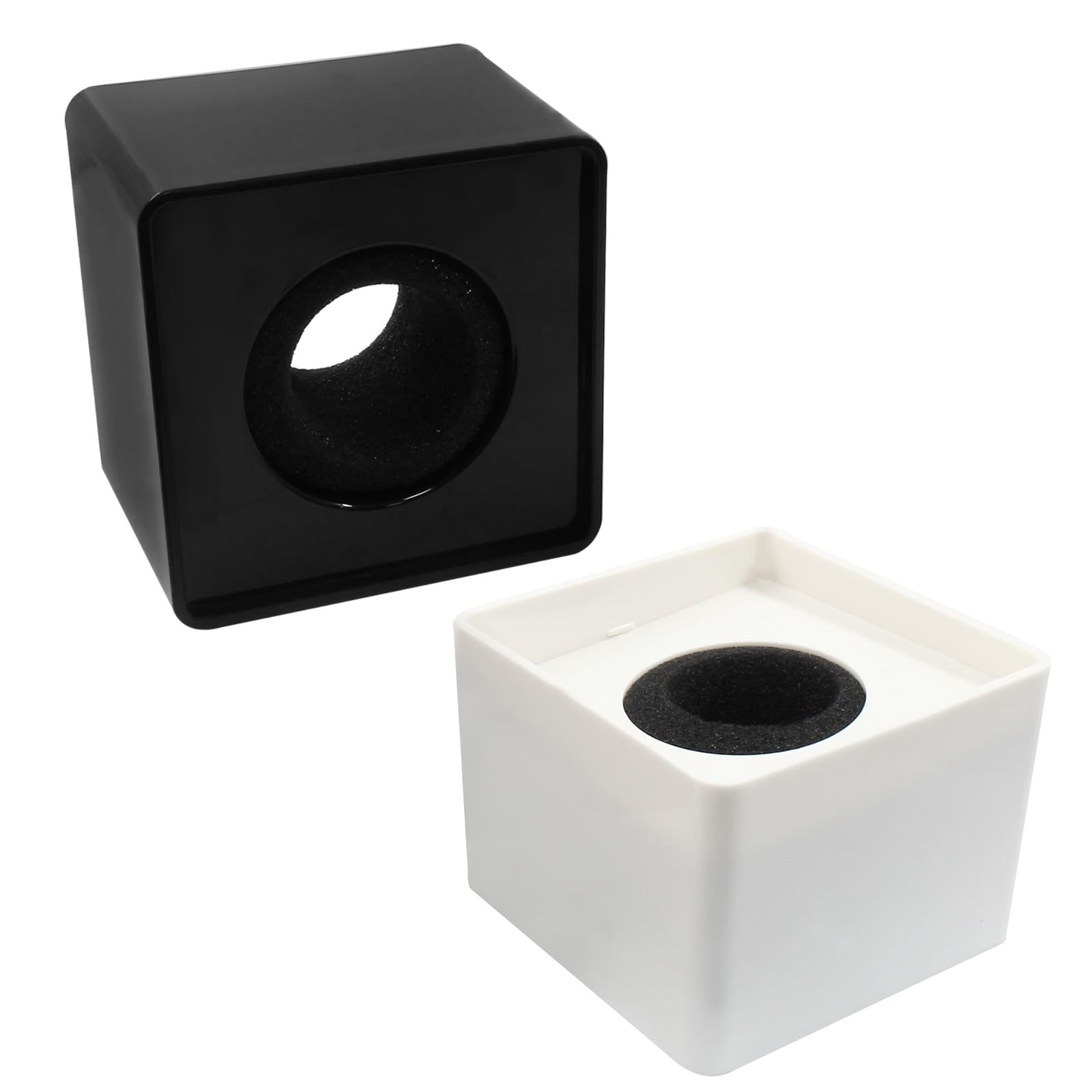 Snapklik.com : 2 Pack Microphone Flag Station Portable, Mic Flag Cube ...