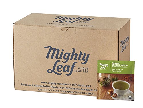 Amazon.com : Mighty Leaf Organic Emerald Matcha Green Tea, 100 count ...