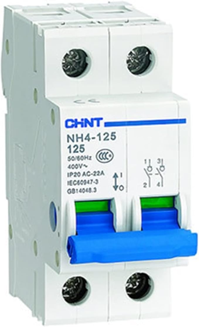 JQEYEWYKK NH4-125 Isolation Switch 32-125A Circuit Breaker(NH4-125/3P 32A) : Amazon.co.uk: DIY ...