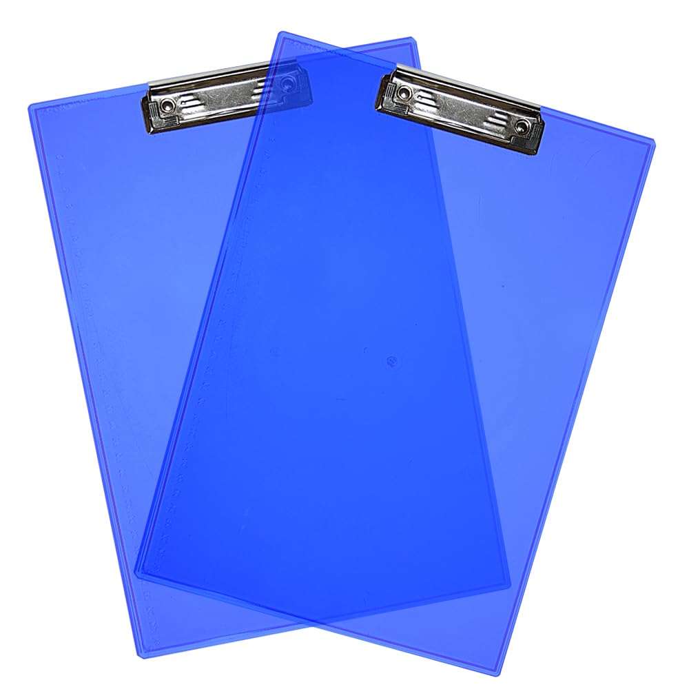 Festiko® Fluorescent Blue Exam Board with Clip (Pack of 10 Pcs), Neon ...