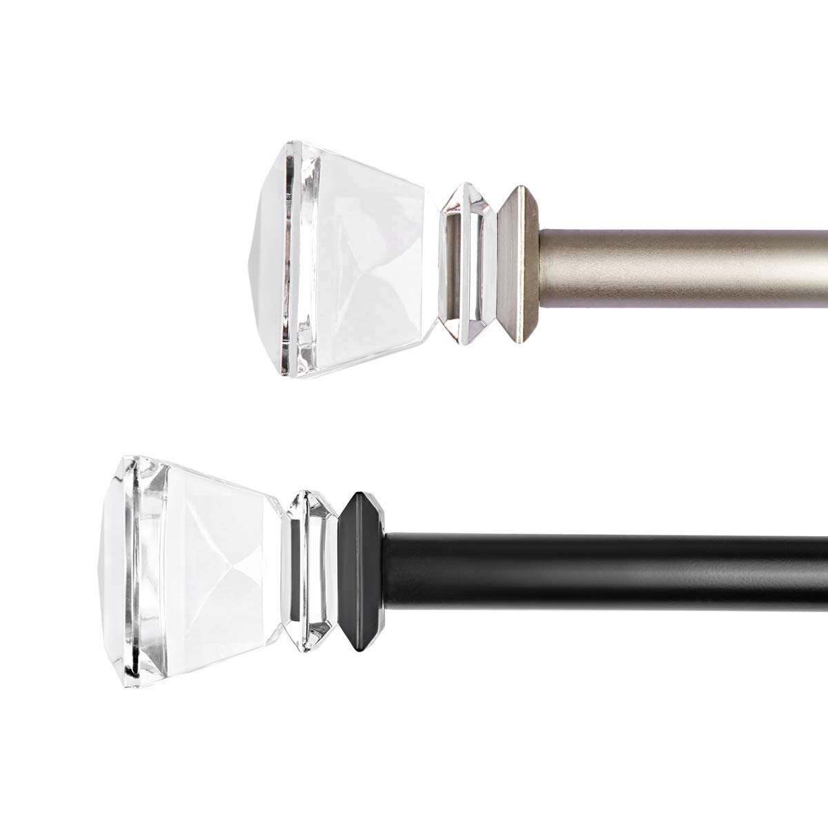 Umbra Squire 72-in To 144-in Polished Bronze Steel Curtain Rod Set At ...