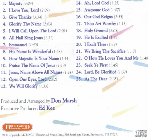 AMERICA'S 25 FAVORITE PRAISE & WORSHIP CHORUSES - Amazon.com Music