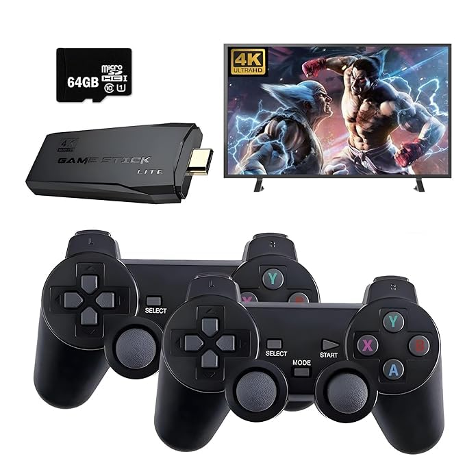 Buy (New TV VIDEO GAME) Wireless Video Game Console, Game Stick with ...
