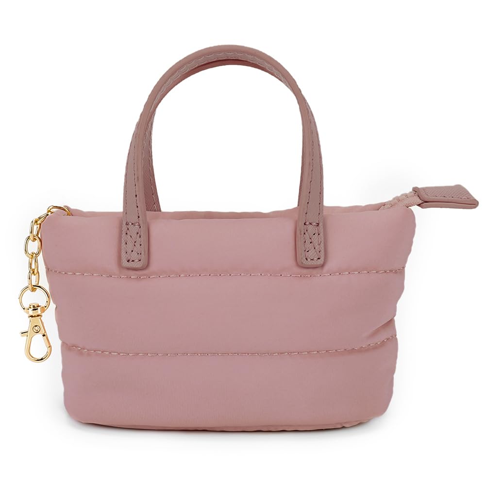 Amazon.com: YFGBCX Mini Makeup Bag Puffy Cosmetic Bag Keychain Pouch ...