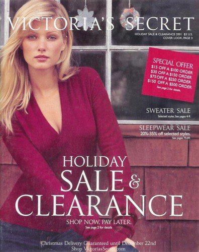 Victoria's Secret Catalog - Holiday Sale and Clearance 2001: Editors of ...