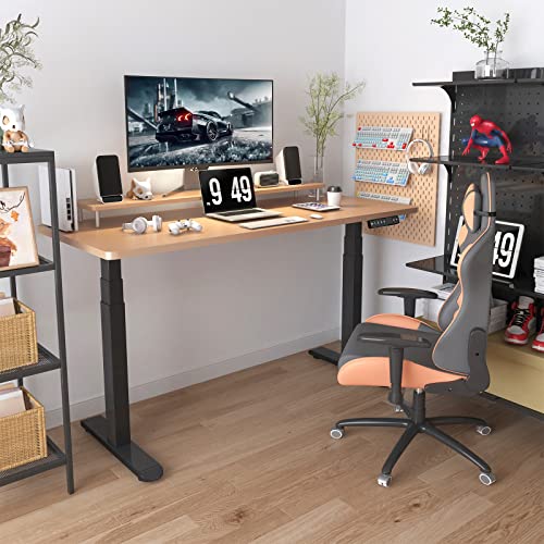 Snapklik.com : AIMEZO Dual Motor Electric Adjustable Desk Base Standing ...