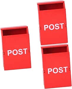 Amazon.com: Artibetter 3 Pcs Decorative Mailbox Mini House Decor Toys ...