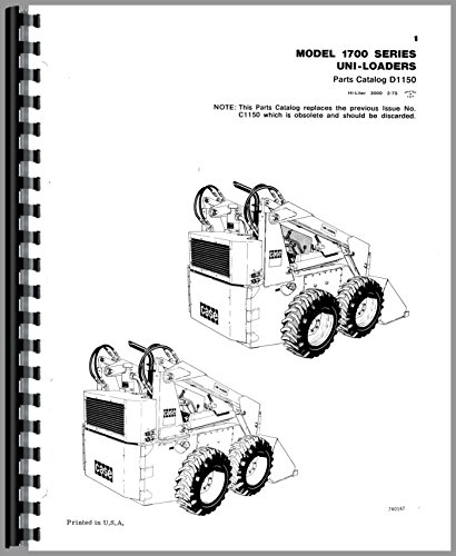 Amazon.com: Case 1740 Uniloader Parts Manual: 0718349099455: unknown ...