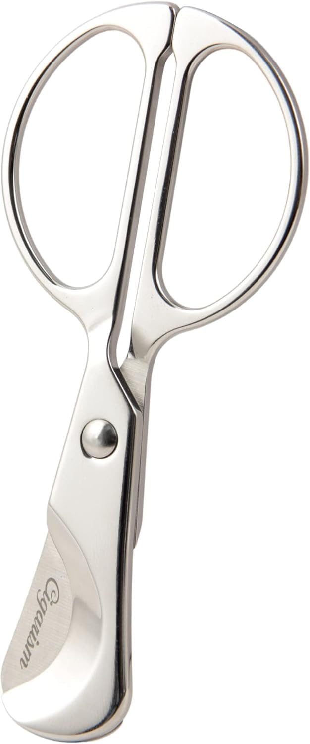 Artnery Scissor Cigar Cutter Stainless Steel 2 Blades Small Size Cigar ...
