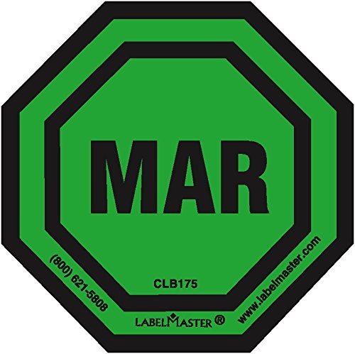 Labelmaster CLB175 March Labels, 3" x 3" (Pack of 500): Amazon.com ...
