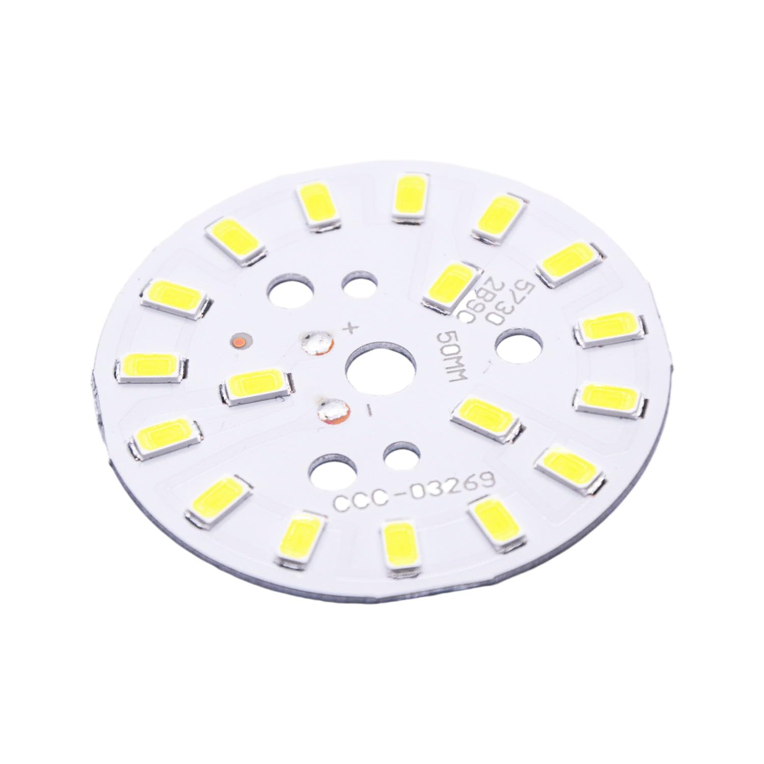 YXQ 5730 LED Chip Bulb Module 300mA 9W 18 LEDs Circular Pure White ...