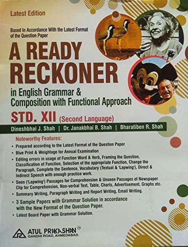 A READY RECKONER in English Grammer & Composition with Functional ...
