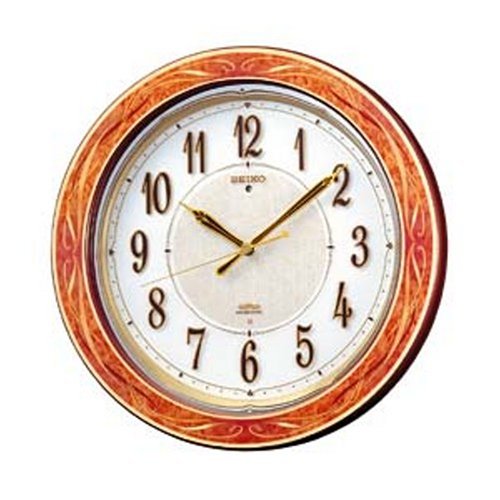 Amazon.com: Seiko clock (seiko-kurokku) Wall Clock Atomic Clock Twin ...