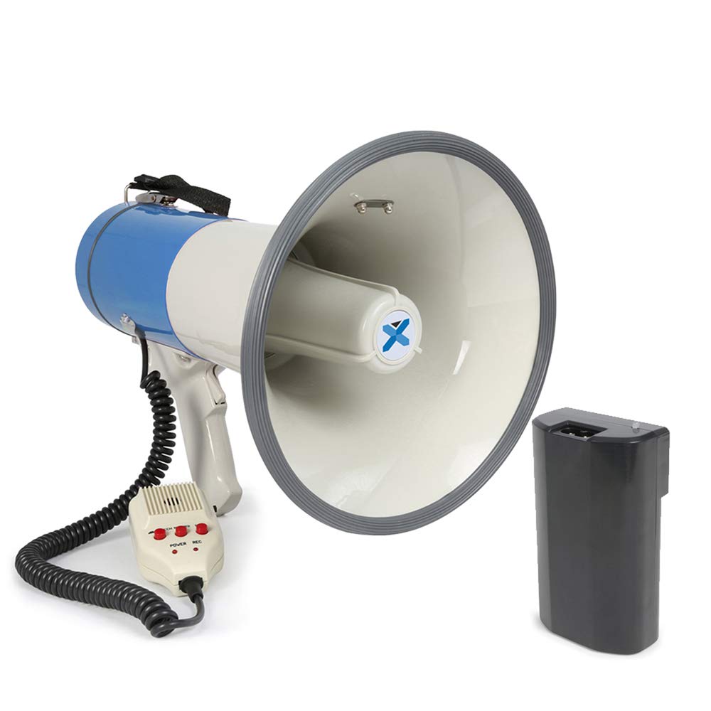 VONYX MEG060 60W Powerful Megaphone with Siren, Built-in Microphone ...