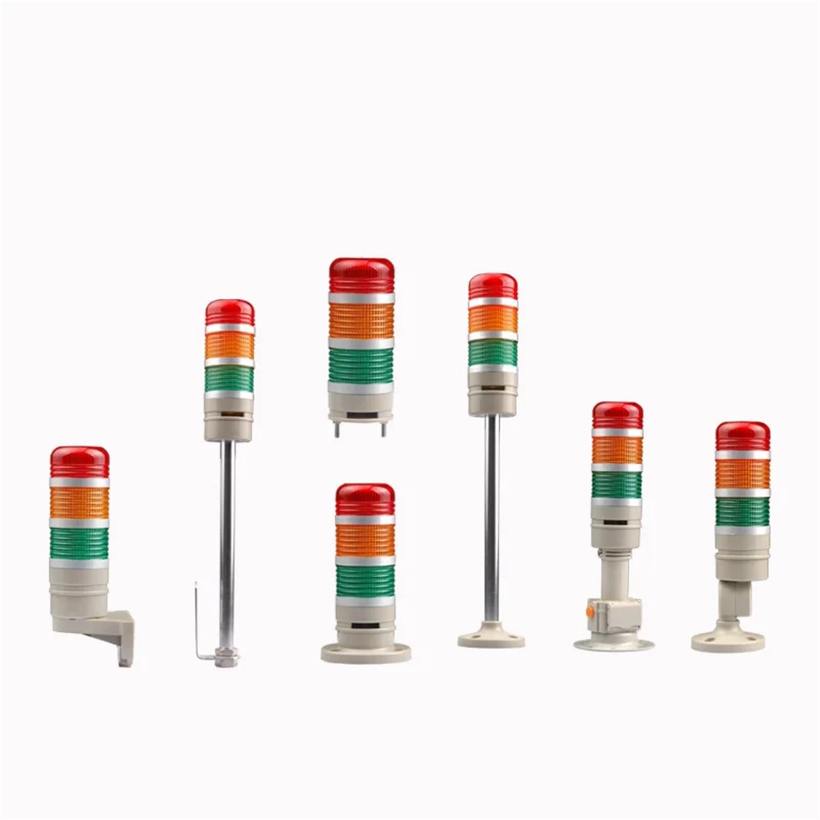 Snapklik.com : 50mm Mini Sound And Light Three-Color Alarm Light LED ...