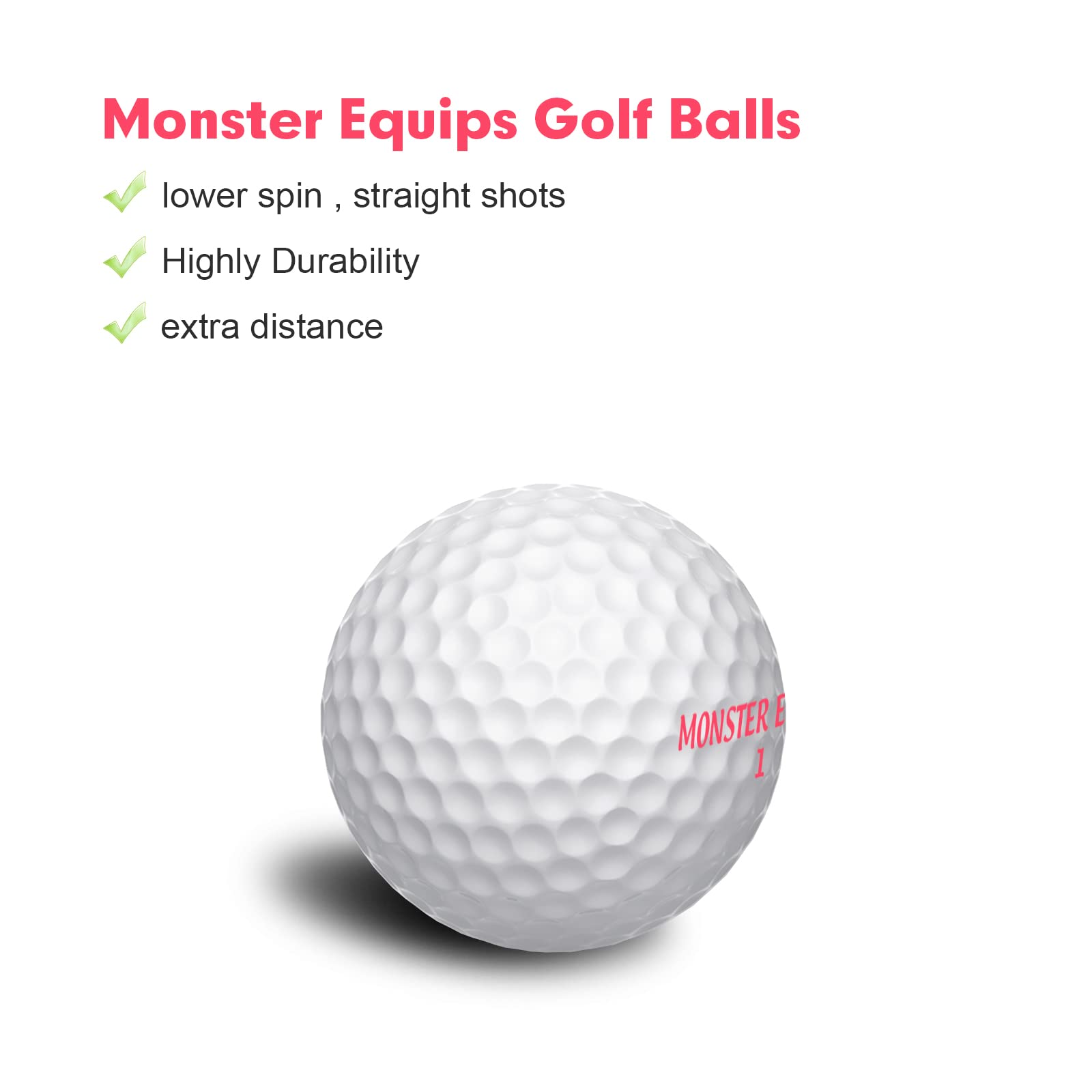 Snapklik.com : Monster Equips Golf Premium Golf Balls For Maximum ...