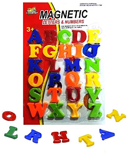 SUPER TOY Magnetic Alphabets Learning Toy for Kids, Large (Multicolour ...