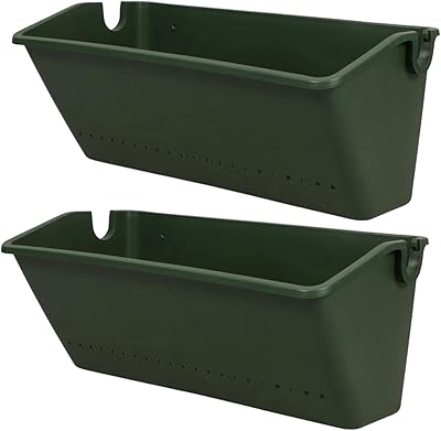 Wonderwall Self Watering Vertical 3 Pocket Garden Wall Planter Outdoor ...