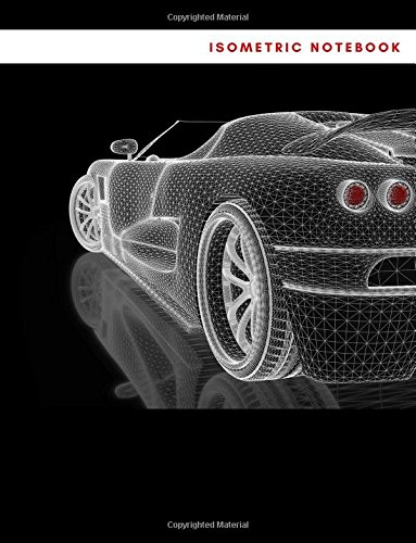 Isometric Notebook: Isometric Graph Paper Notebook: (.28 Inch ...