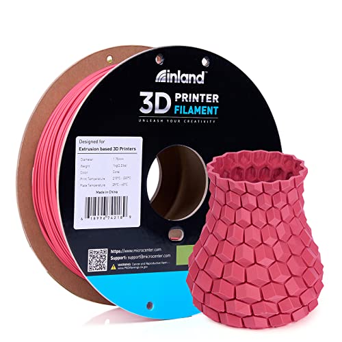 Snapklik.com : Micro Center Inland PLA Filament 1.75mm - Coral 3D ...