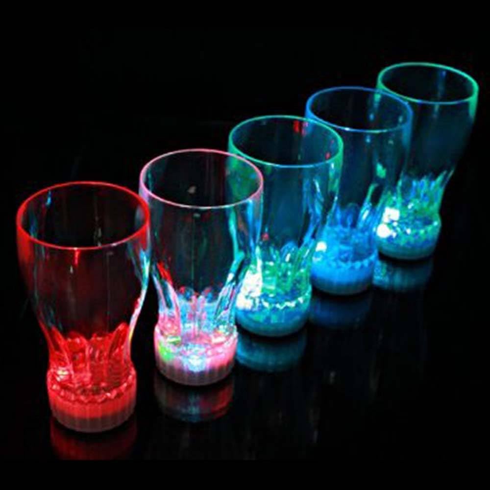 Amazon.com: Set of 12 11-oz LED Light-Up Flashing Multi-Color Cola ...