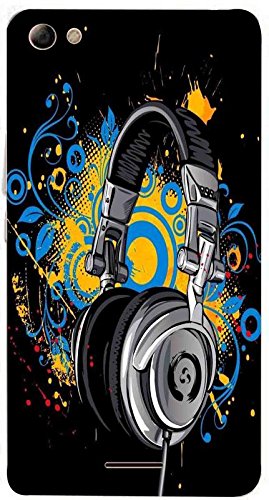 V K Art Gallery Designer and Smart Headphone Pattern Printed Back Cover ...