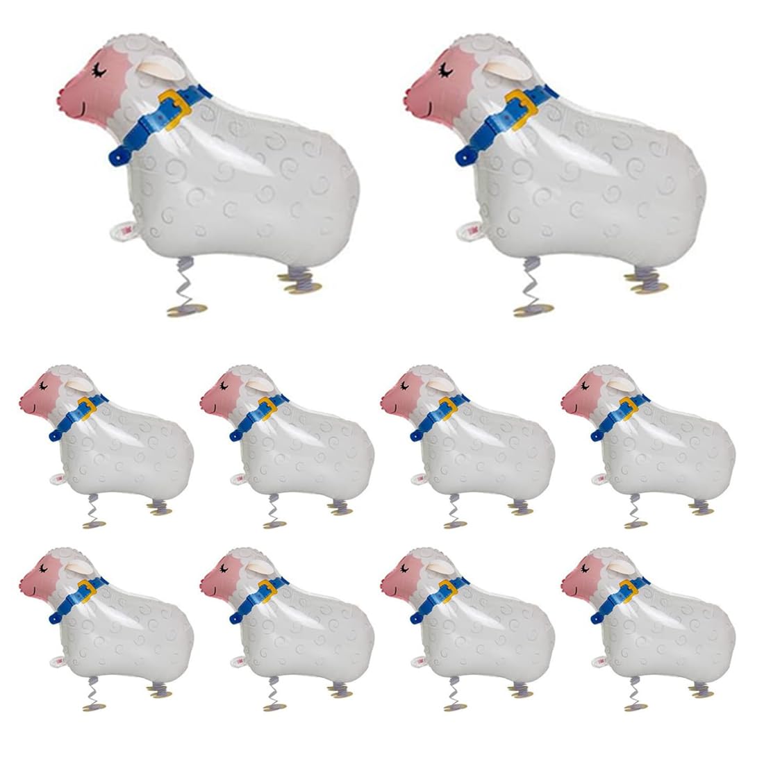 Amazon.com: 10Pcs Walking Animal Balloons Pet Balloons Farm Animal ...