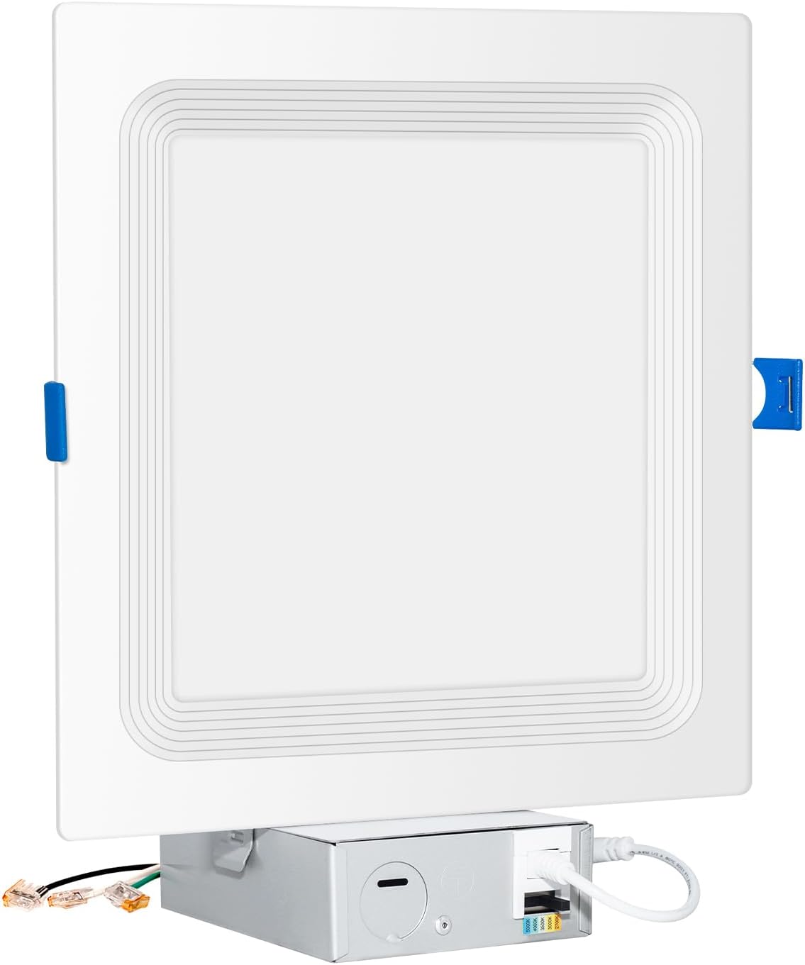 mw 8 Inch 5CCT Ultra-Thin LED Recessed Light with Junction Box, 2700K ...