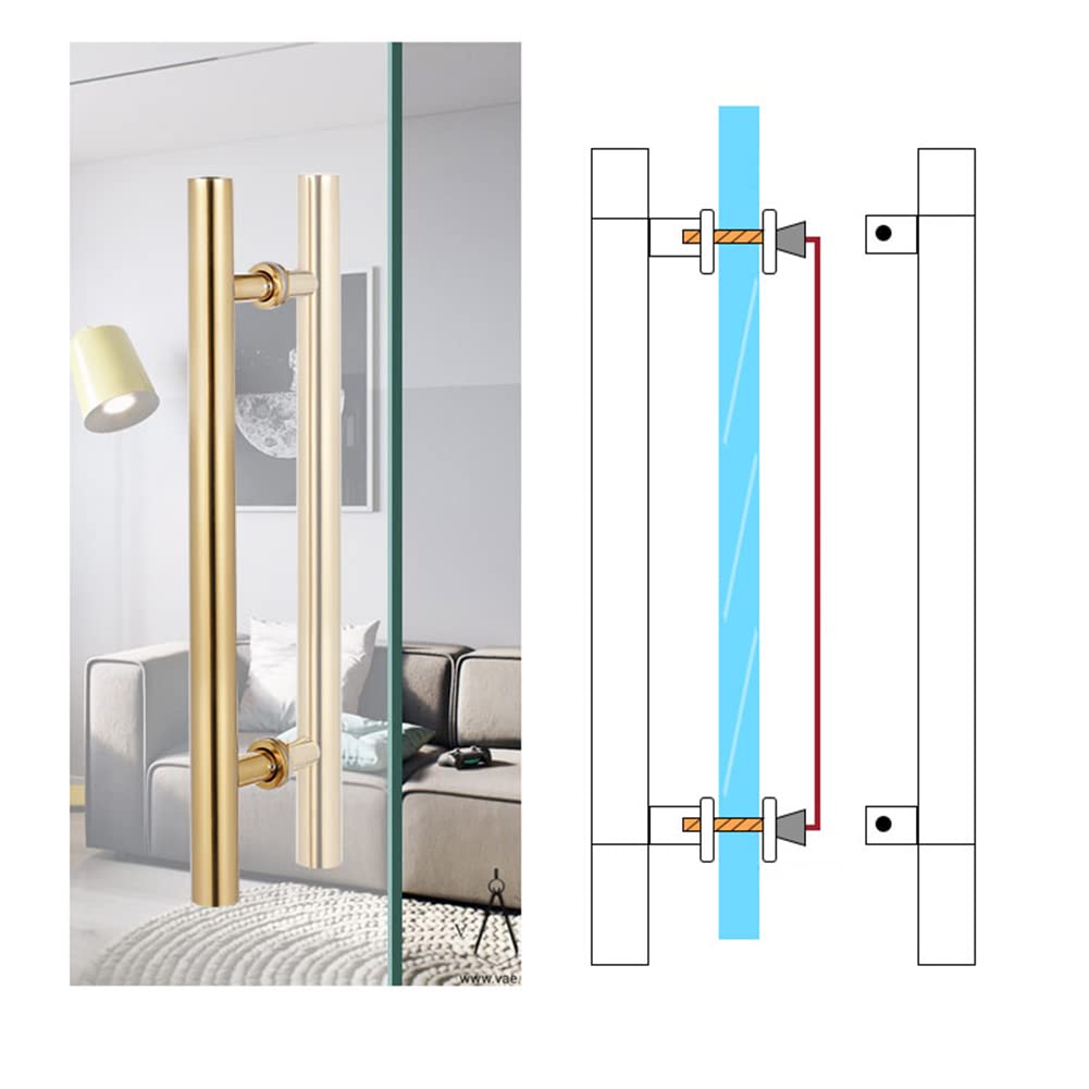 Snapklik.com : LINWIN 24 Inch Stainless Steel Door Handle