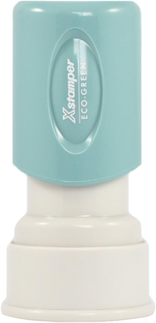 Amazon.com : Xstamper Pre-Inked Custom Stamp N30 3/8" Round : Office ...