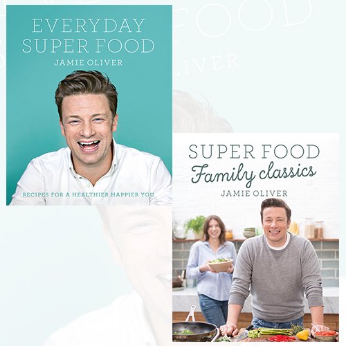 Jamie Oliver Super Food Collection 2 Books Bundle (Everyday Super Food ...